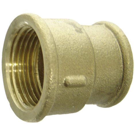 Manguito de latón reducido h-h 3/4"-1/2" 38502
