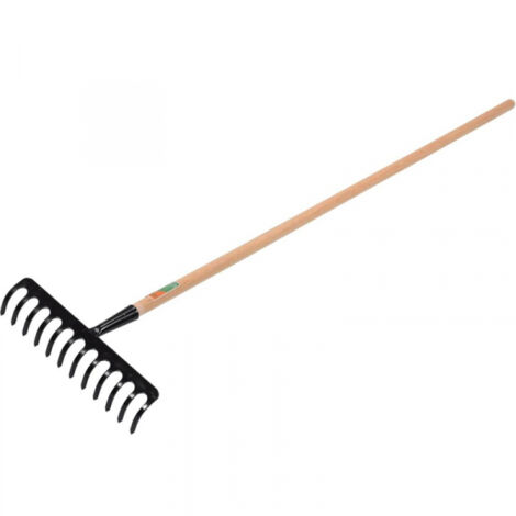 Rastrillo jardin 12 puas con mango 35782 flo