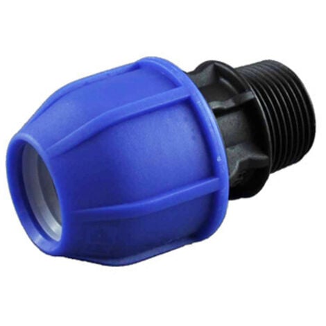 Conector de compresión de tipo enlace mixto r/macho 25mm x 3/4"