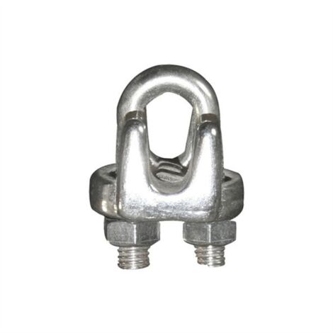 Sujetacable fabricado en acero galvanizado 26mm 1" din 741