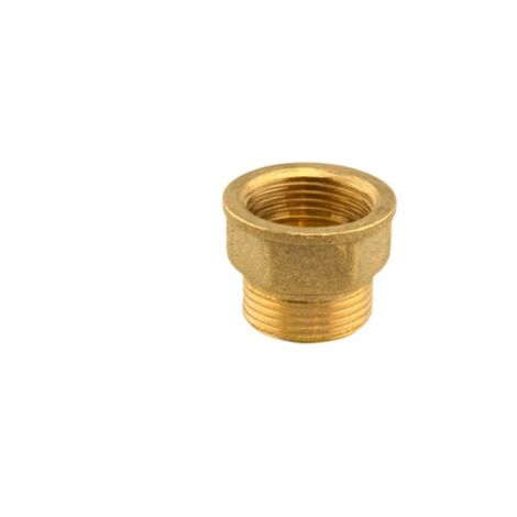 Alargadera Latón Hexagonal Reducida M-H - M3/4" - H1/2", GENIL