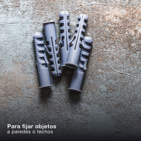 Taco de expansión de nylon 6mm gris (100 uds) GSC 0301305