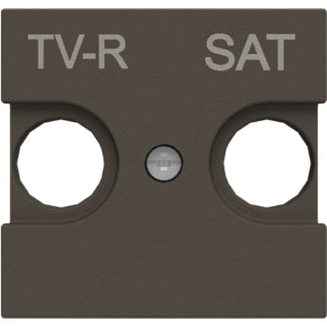 Tapa toma TV - SAT ANTRACITA Niessen Zenit N2250.1 AN