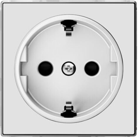 Tapa base de enchufe schuko 2P+TT CRISTAL BLANCO NIESSEN SKY 8588 CB
