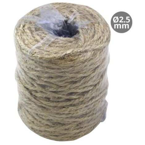 Cuerda de sisal ø2.5mmx48m lineales 200gr. GSC 2702546