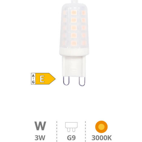 Bombilla LED SMD 3W G9 3000K