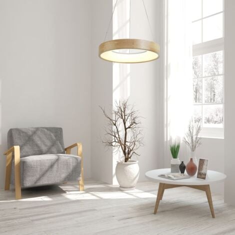 Lámpara colgante LED "Mad" (28W) – Madera