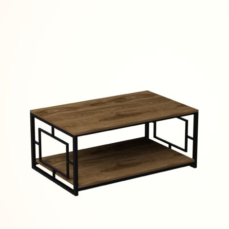Decorotika Kelvin Metal Frame Modern Coffee Table for Home and Office ...