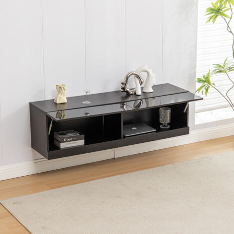 Schuhregal Schuhschrank mit Sitzfläche- weiss/ sitzkissen grau