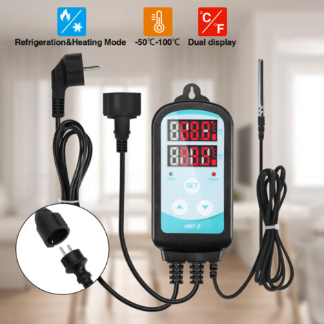 SWANEW Régulateur de température Thermostat antigel numérique ...