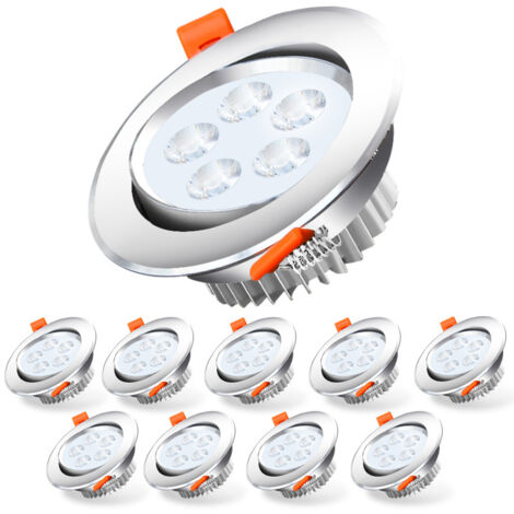 SWANEW Lot de 10 spots encastrables spot LED Spot encastrable ...