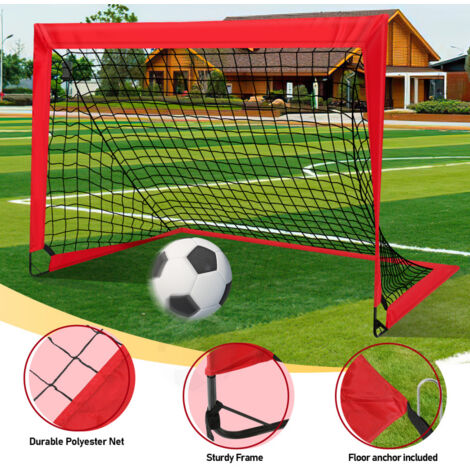SWANEW But de Football pour enfants, filet de football pliable Mini ...