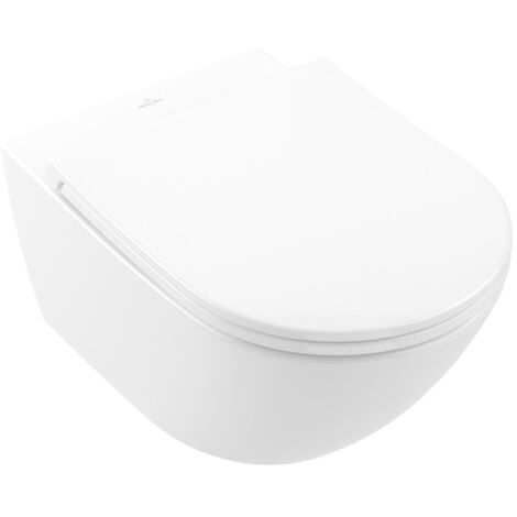 Villeroy & Boch Universo Combipack Wand-WC ohne Spülrand mit TwistFlush ...