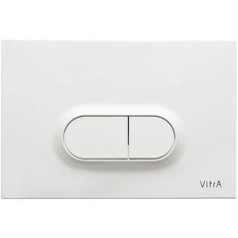Vitra Loop O Double-Touch-Auslöseplatte, glänzend weiß (740-0500)