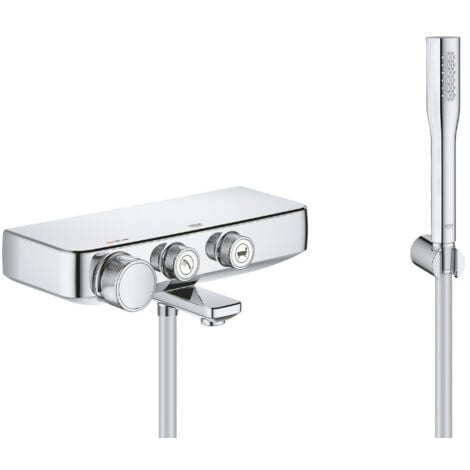 Grohe Wannen-/Duschset Einhebelmischer Grohtherm SmartControl ...
