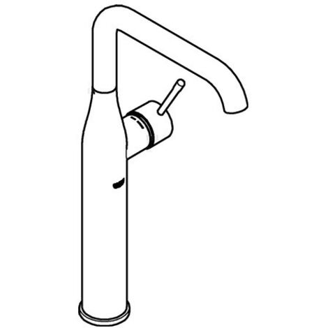 Grohe Essence Einhebel-Waschtischmischer Größe XL, Hard Graphite (32901A01)