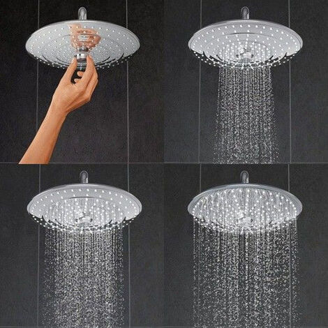 Grohe Eurosmart All-in-1-Duschset mit XXL 260 3-Strahl-Kopfbrause + 2 ...