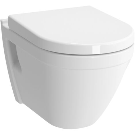 Vitra S50 WC mit Spülrand ohne Deckel, Weiß (5618-003-0075)