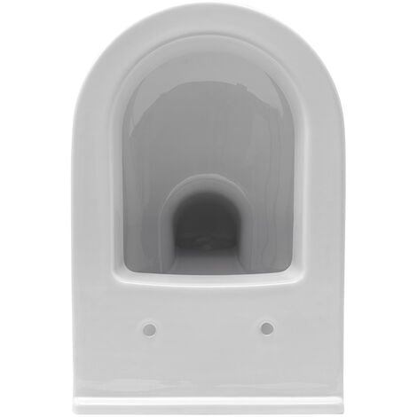 Vitra S50 WC mit Spülrand ohne Deckel, Weiß (5618-003-0075)