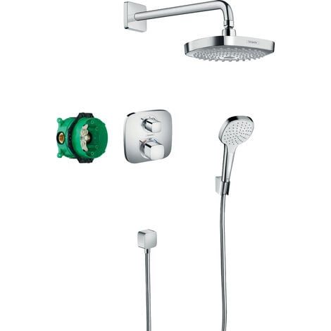 Hansgrohe Unterputzpaket Design ShowerSet Croma Select E / Ecostat E ...
