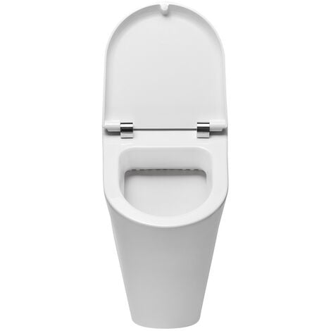 Roca Nexo Wand-Urinal mit Fallstoppdeckel, Entleerung hinten (7.3536.4 ...