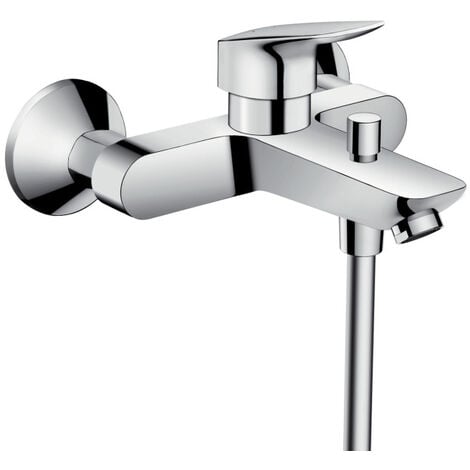 Hansgrohe Wannen-/Brausegarnitur Logis Mischer + 2-Strahl-Handbrause ...