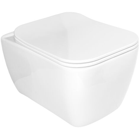 Geberit WC-Paket Vorwandelement Duofix + Idevit Havana Randloses WC ...