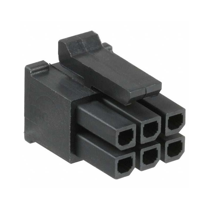 Connettore Micro Fit maschio 3X2 vie