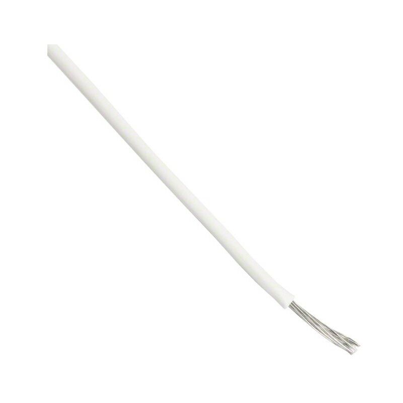 Cavo Filo Unipolare UL Style 1213 AWG 24 Teflon PTFE 600V Bianco