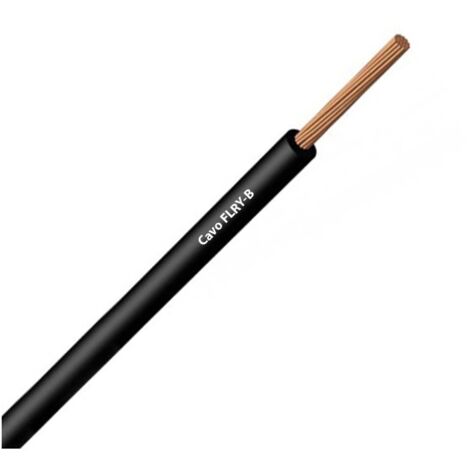 Cavo Filo Unipolare FLRY-B ISO 6722 Classe B Sez. 0,75 mmq Nero