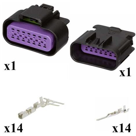 Kit connettore serie GT 150 maschio femmina 14 vie