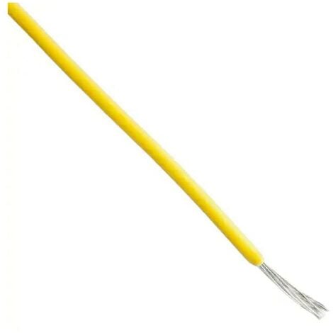 Cavo Filo Unipolare UL Style 1213 AWG 28 Teflon PTFE 600V Giallo