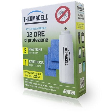 Thermacell 3 plaquettes insecticide + 1 cartouche 985110 protection 12 ...