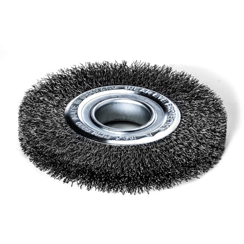 Brosse ronde en fil d’acier ondulé 344172 Leßmann