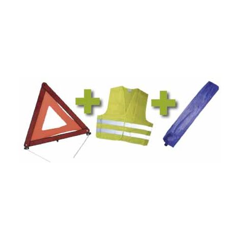 KIT D’URGENCE MINI SAC BLEU+TRIANGLE+VEST JBM53091