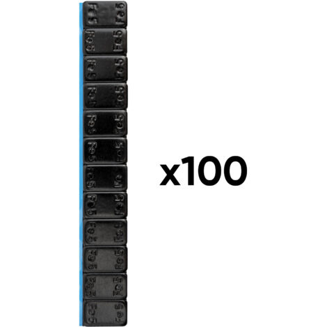 JBM54787 Boîte de 100 contrepoids adhésifs en fer de 60 g (12×5 g ...