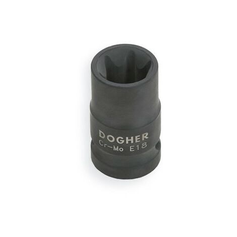 Clé à douille à chocs Torx CrMo 1/2 T16 DOGHER 572-T16