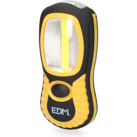Lampe de poche LED XL double fonction, 3 LED, LED COB, avec aimant et ...