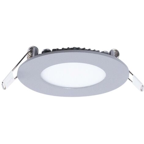 Downlight LED Plano 3W - Color Gris - Corte Ø 70mm