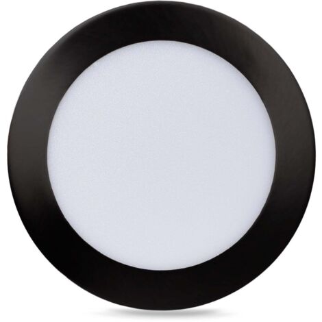 Downlight Led Ultra Slim 12w Cct Corte ø 155mm 3 Colores Negro