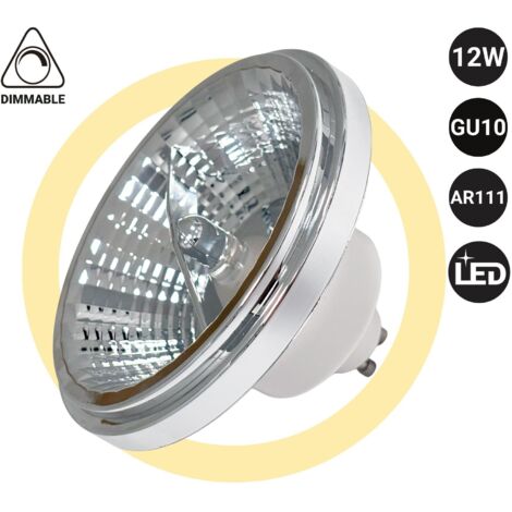 Bombilla LED Regulable - AR111 GU10 - 12W - 975lm - Blanco Cálido