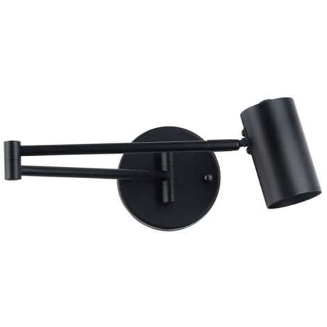 Aplique De Pared Extensible "Paula" - E27 G45 - Negro
