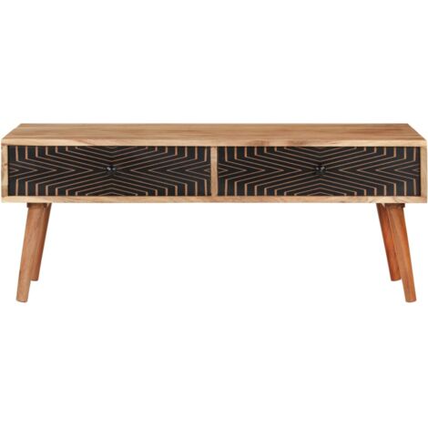 Table basse 100x50x39 cm Bois d'acacia solide