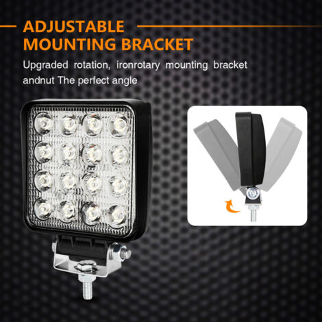 VINGO Arbeitsscheinwerfer LED 12v, 2x 48W Scheinwerfer für Traktor ...