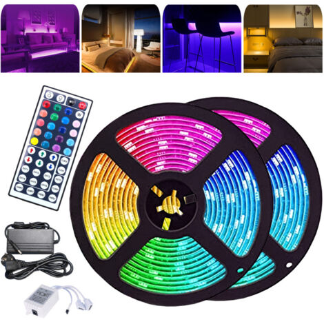 VINGO 4M LED Streifen set , RGB LED Stripe 5050 SMD, LED Strip 30 LEDs ...