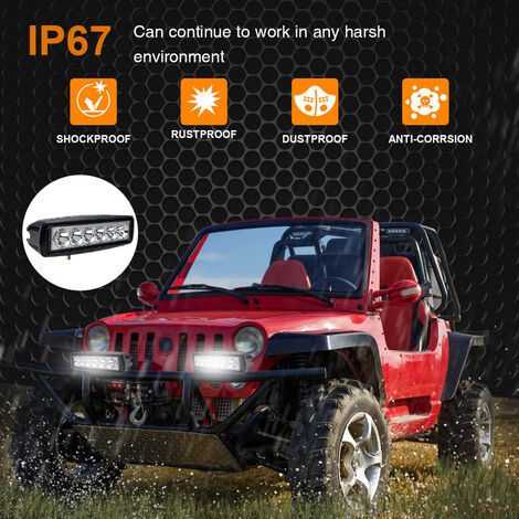 VINGO LED Arbeitsscheinwerfer 12V 24V LED Scheinwerfer Traktor Arbeitslicht, Led Scheinwerfer ...