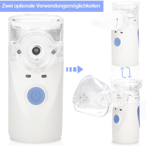 VINGO Tragbarer Inhalator-Vernebler, wiederaufladbarer leiser Vernebler ...