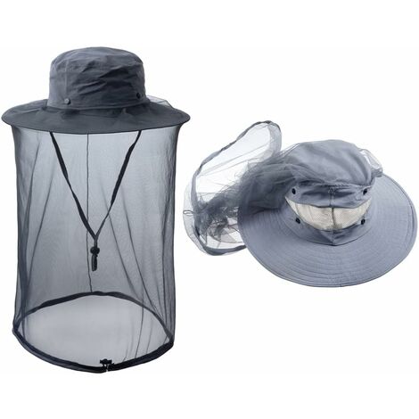 ZffXH Zanzara Testa di Insetto Cappello da Pesca Cappello da Ape ...