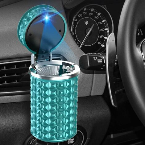 Posacenere per auto con coperchio inodore Mini portabicchieri per auto ...