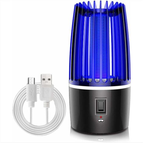 Lampada antizanzare ricaricabile portatile USB, elettrica, zapper ...